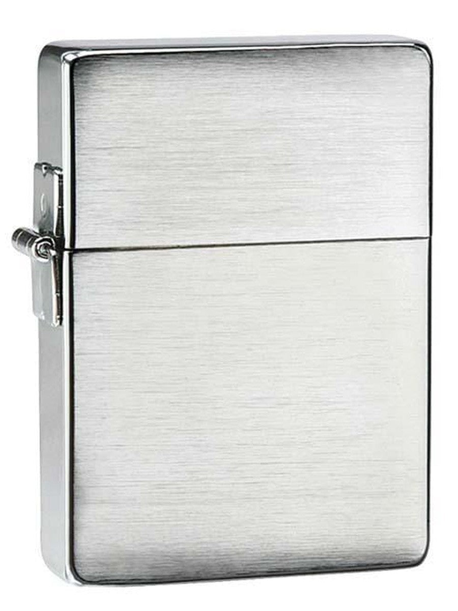 Zippo Lighter: 1935 Replica w/o Slashes - Brushed Chrome 1935.25 – Lucas Lighters