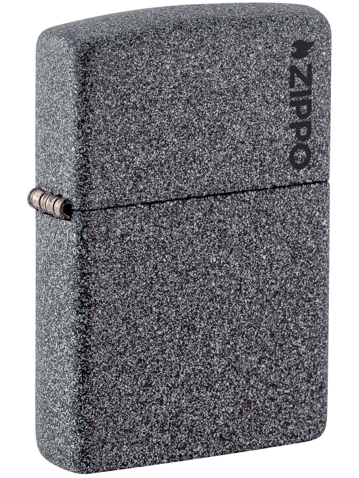 Zippo Lighter: Iron Stone with Zippo Logo - 211ZL – Lucas Lighters
