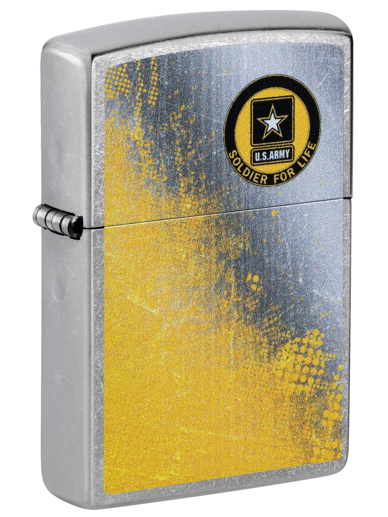 Zippo Lighter: U.S. Army, Soldier for Life - Street Chrome 46420 ...