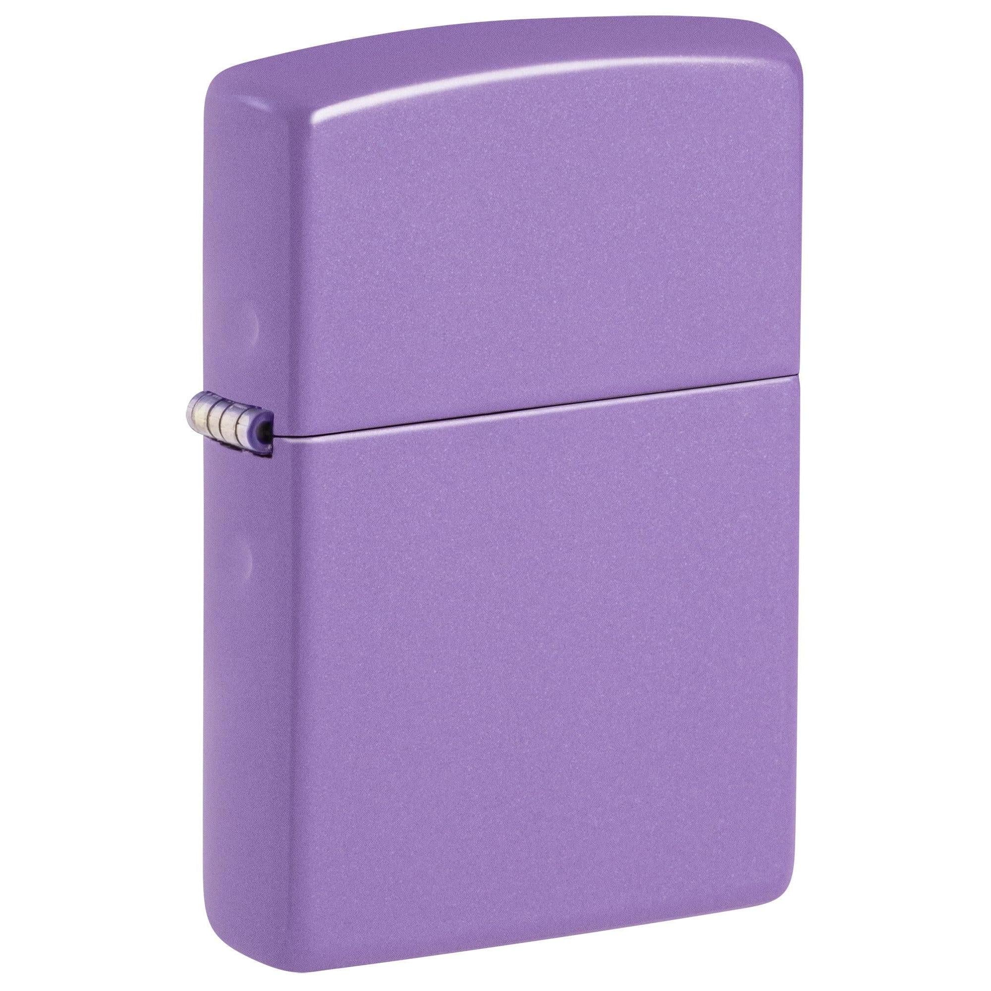Zippo Lighter: Smokey Lavender Matte - 46681 – Lucas Lighters