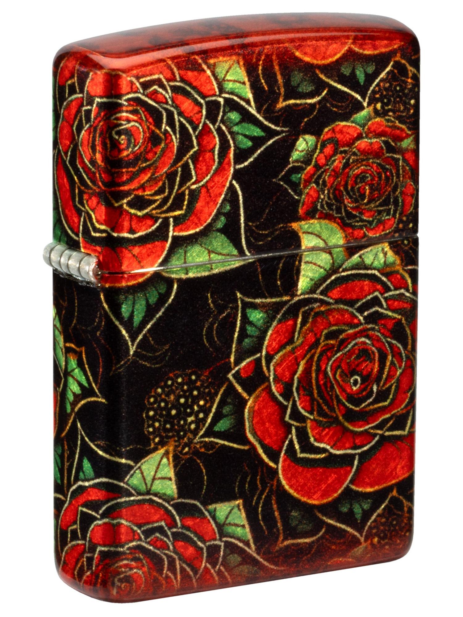Zippo Lighter: Blooming Roses - 540 Fusion 46849 – Lucas Lighters