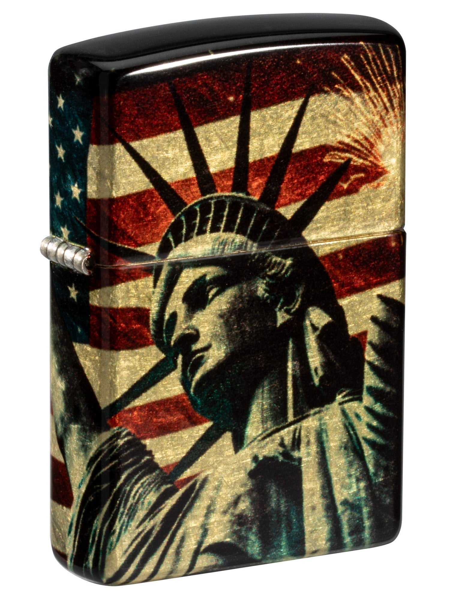 Zippo Lighter: Statue of Liberty and Fireworks - 540 Fusion 81557 ...