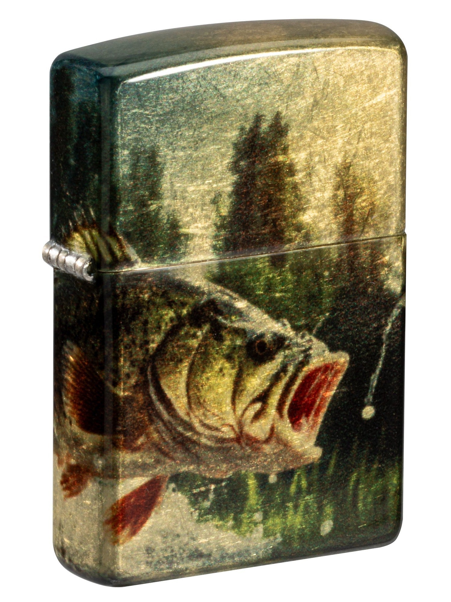 Zippo Lighter: Bass Fish Out of Water - 540 Fusion 81570 – Lucas Lighters