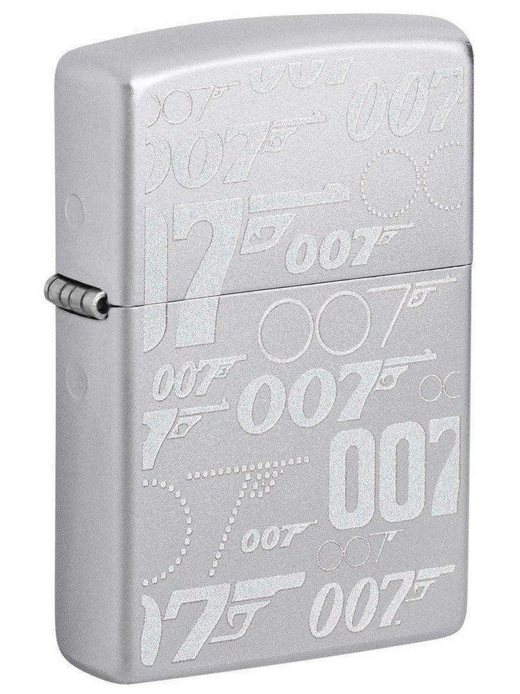 Zippo Lighter: James Bond 007 Guns - Satin Chrome 48735 – Lucas Lighters