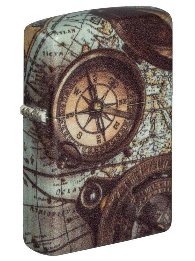Steampunk Compass Map