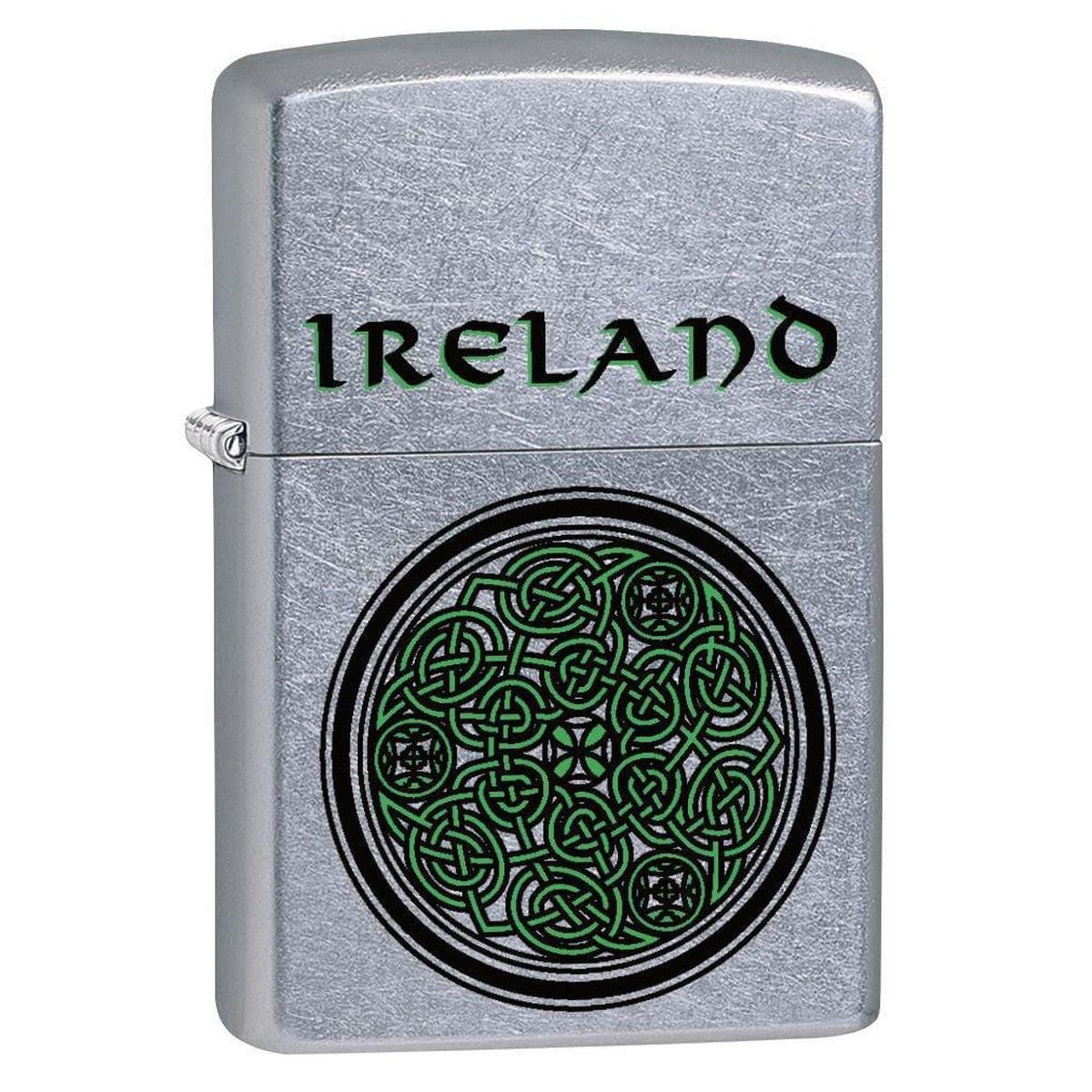Zippo Lighter: Ireland Celtic Knot - Street Chrome 79254 – Lucas Lighters